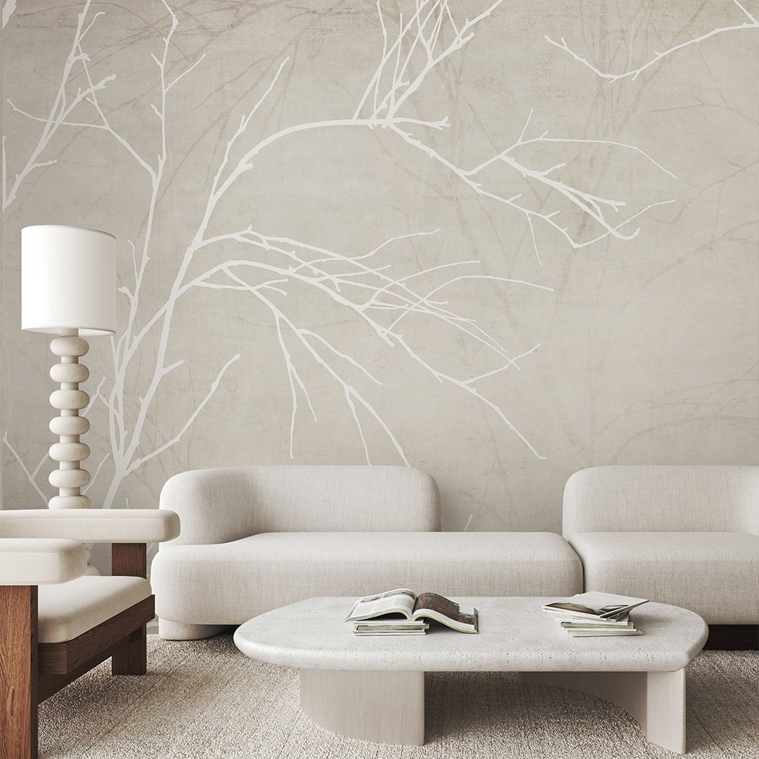 Neutral Tree Branch Wall Mural CCM205 – CostaCover