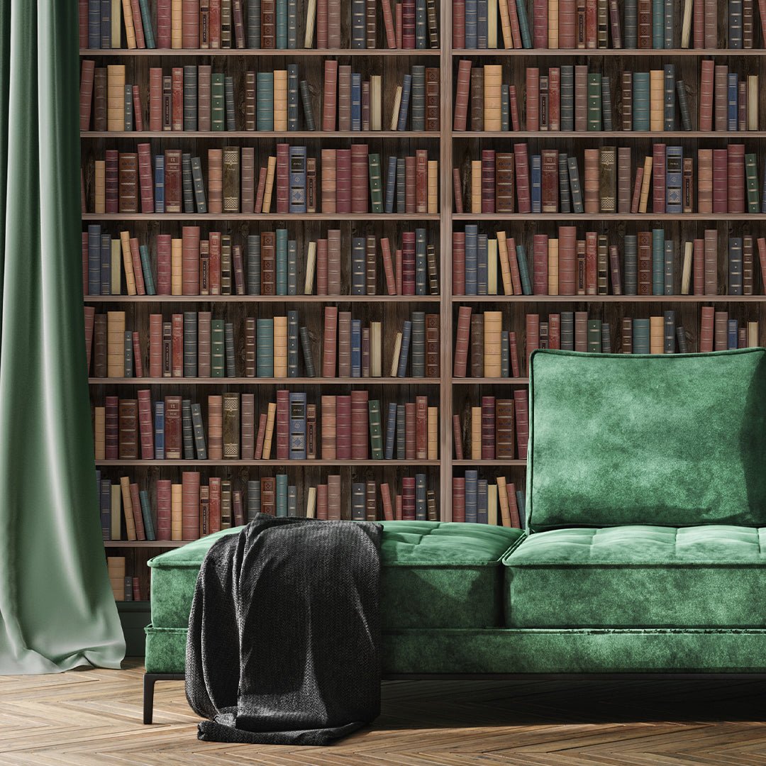 Library Bookshelves Wallpaper CC319 – CostaCover